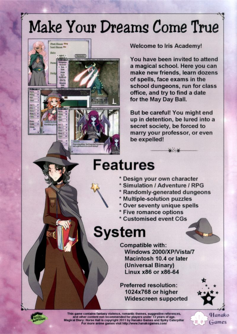 Magical Diary: Horse Hall | vndb