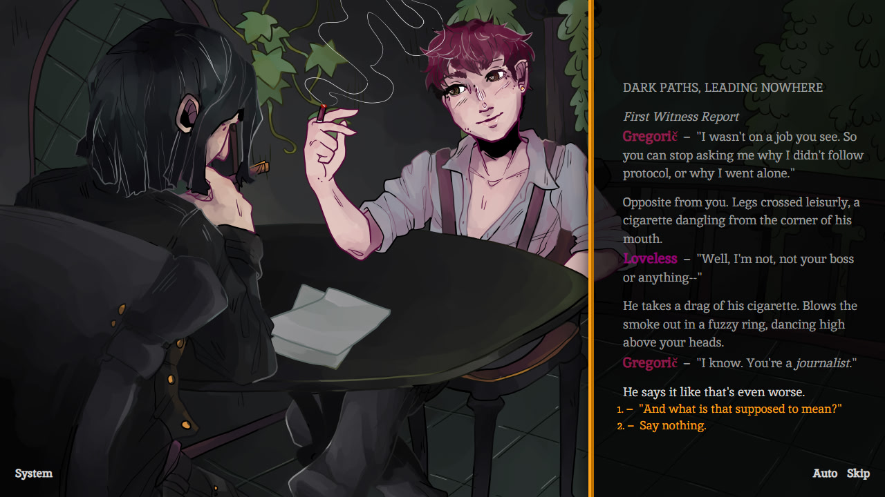 Dark Paths, Leading Nowhere | vndb