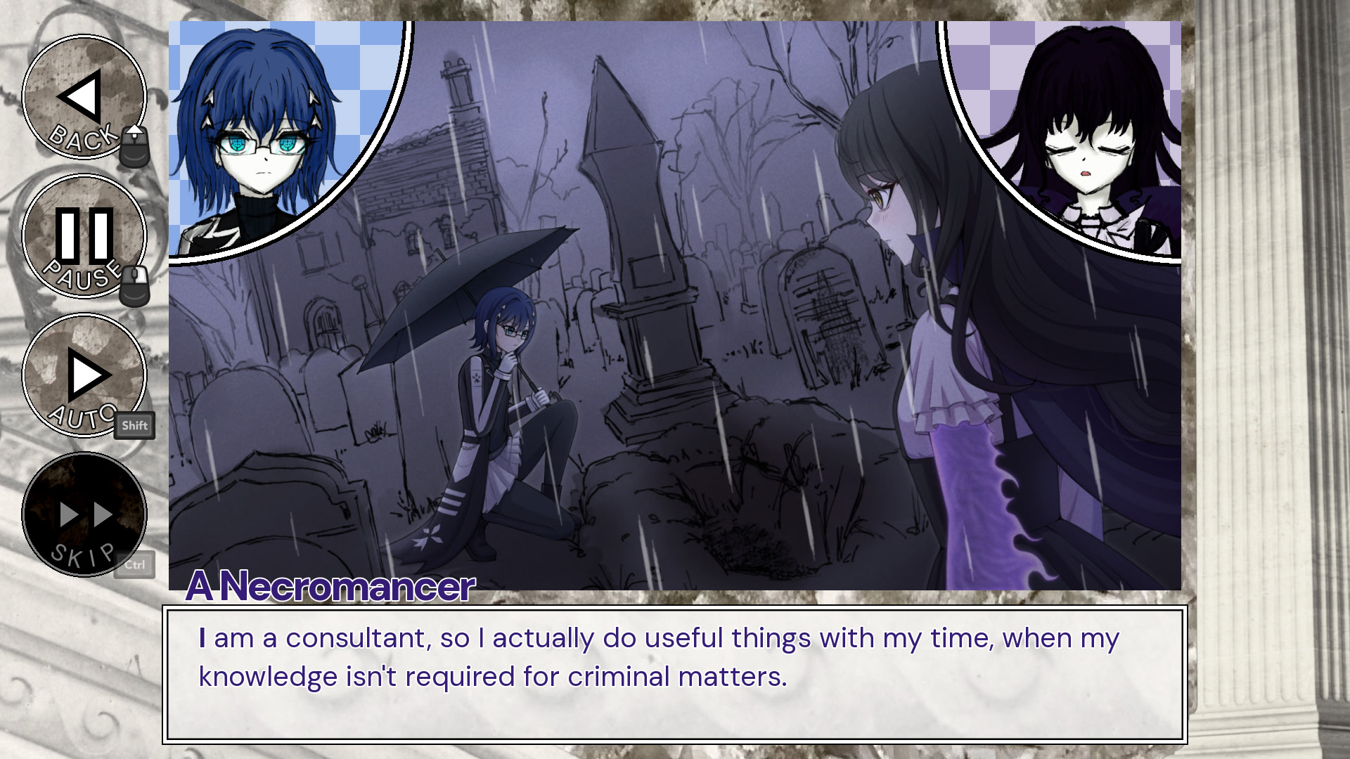 On a First-Name Basis with the Dead | vndb