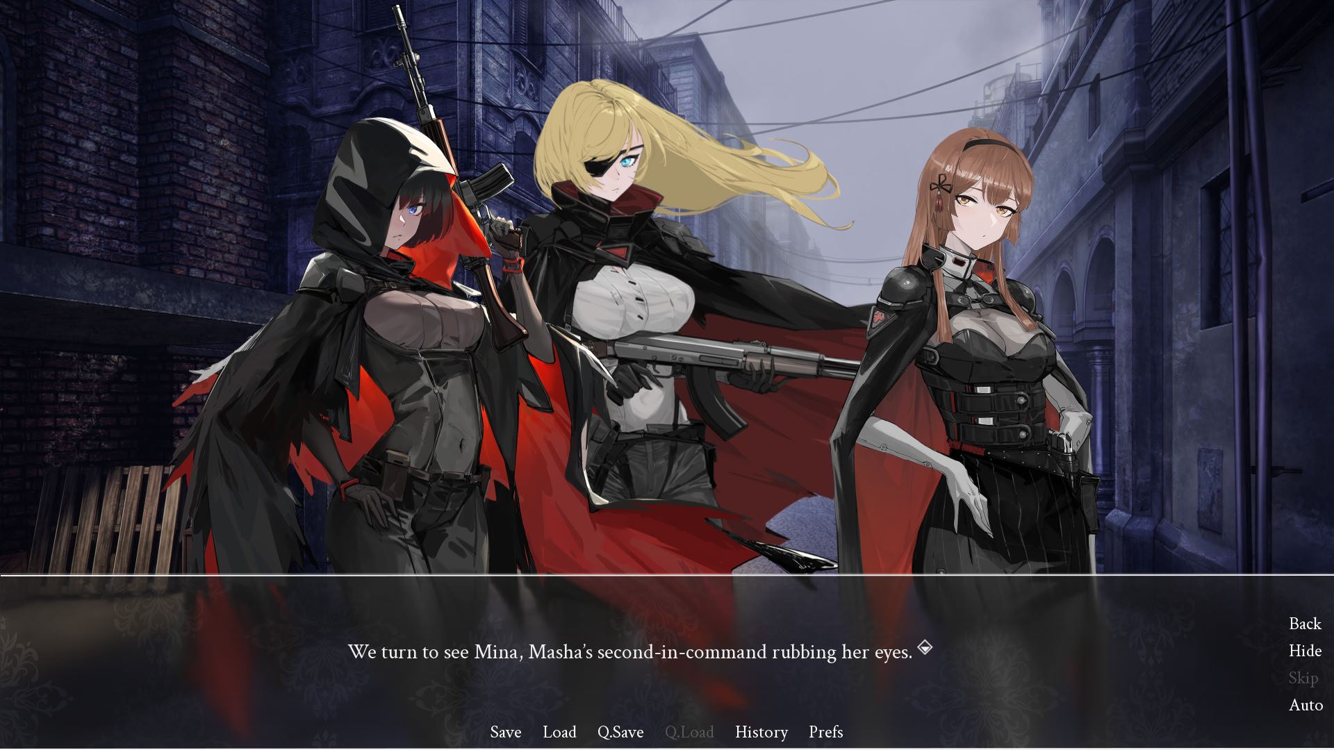 Scarlet Defiance: The Wall Between Us | vndb