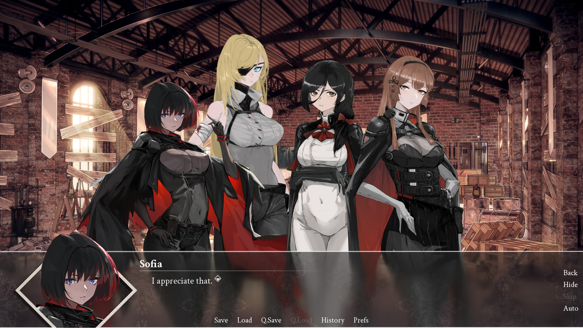 Scarlet Defiance: The Wall Between Us | vndb