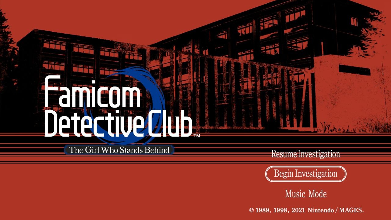 Famicom Tantei Club Part II: Ushiro ni Tatsu Shoujo | vndb